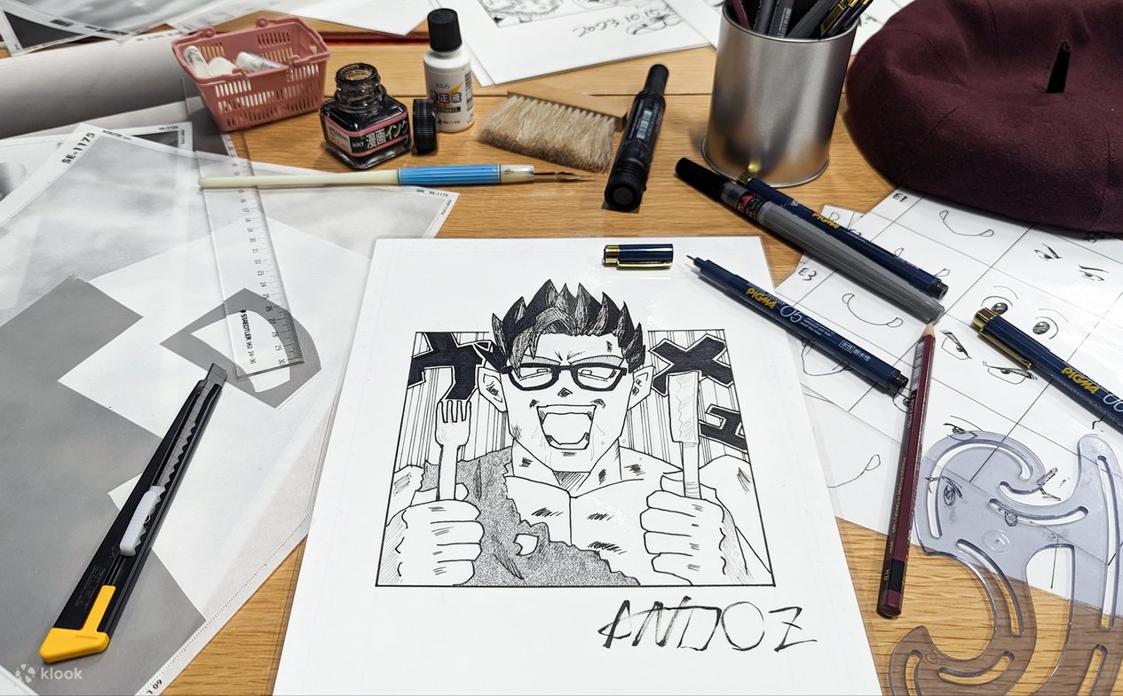 Manga Drawing Experience Taught by a Professional Manga Artist (Tokyo ...