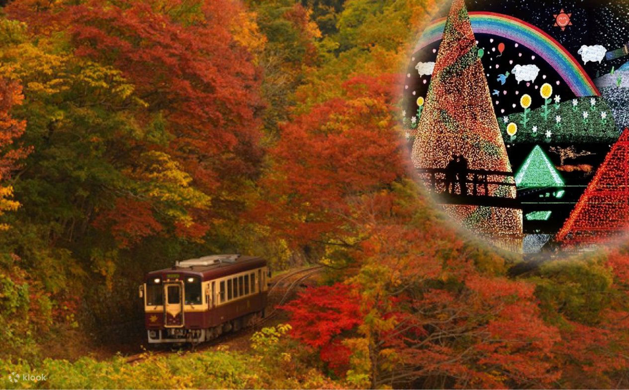 Gunma Autumn Day Trip from Tokyo: Watarase Keikoku Railway ...
