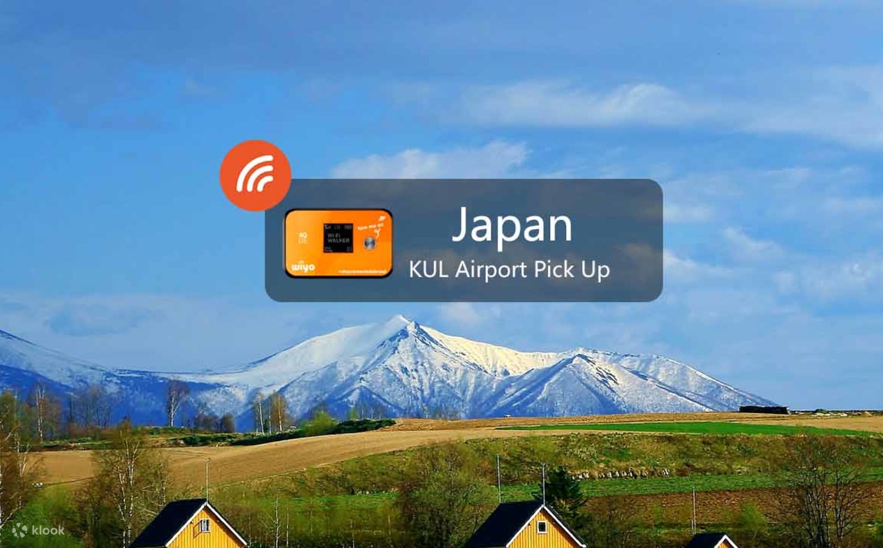 4G WiFi Device Kuala Lumpur Airport Pick Up for Japan - Klook Malaysia