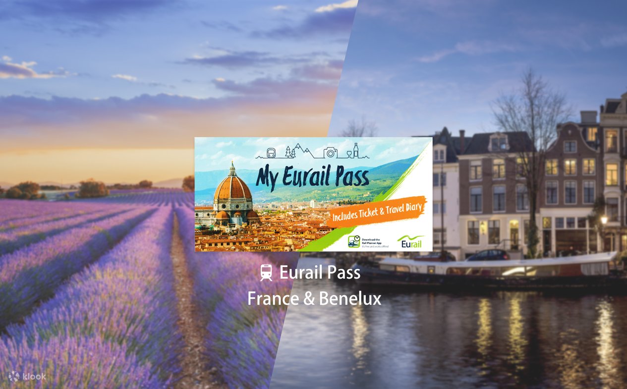 Eurail Pass for France & Benelux (4, 5, 6, 8 or 10 Days) - Klook ...