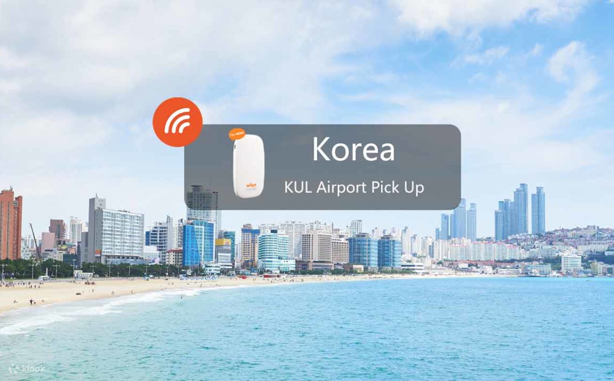 4G WiFi Device Kuala Lumpur Airport Pick Up for Korea - Klook Hong Kong