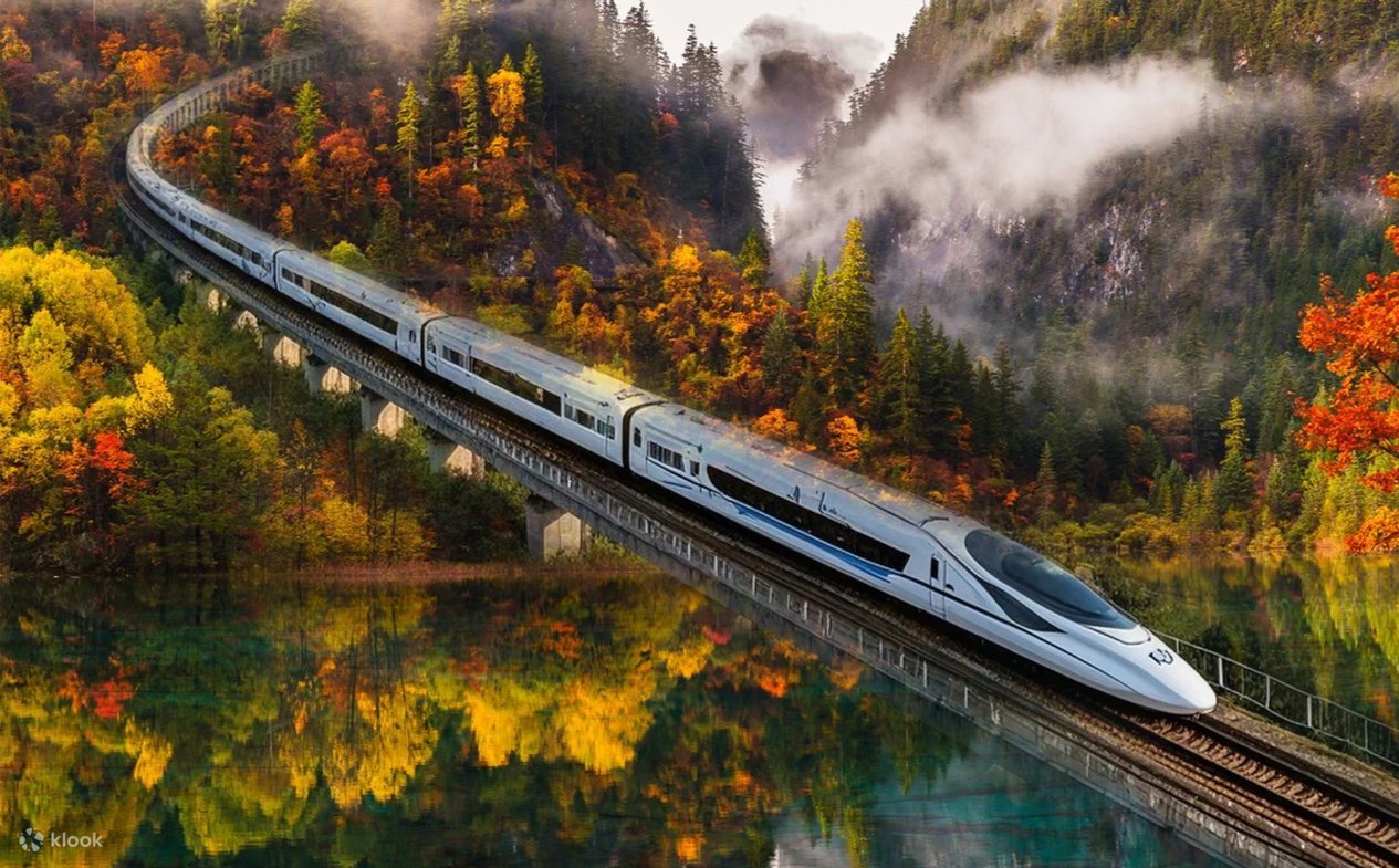 Sichuan Chengdu Jiuzhaigou High-End Bullet Train Upgrade 3-Day Tour ...