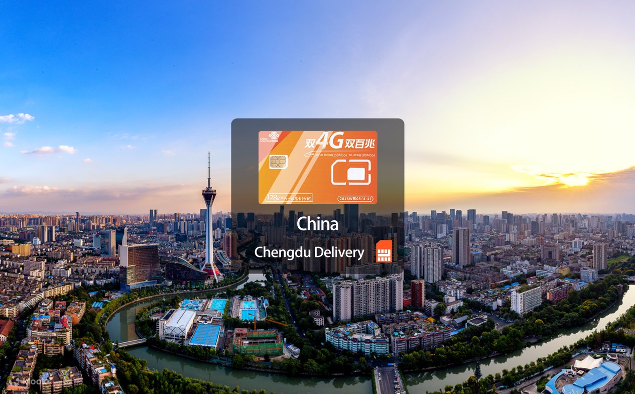 4G SIM Card (Chengdu Delivery) for China - Klook États-Unis