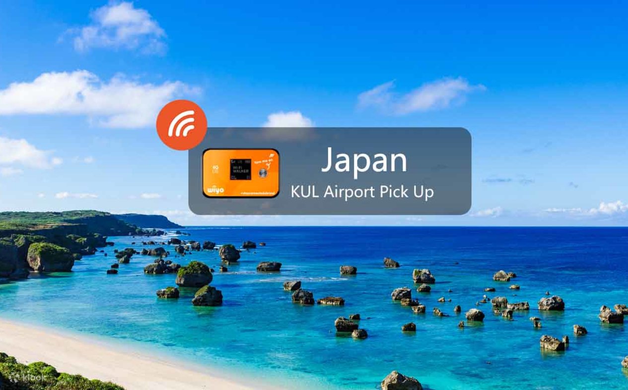 4G WiFi Device Kuala Lumpur Airport Pick Up for Japan - Klook Hong Kong