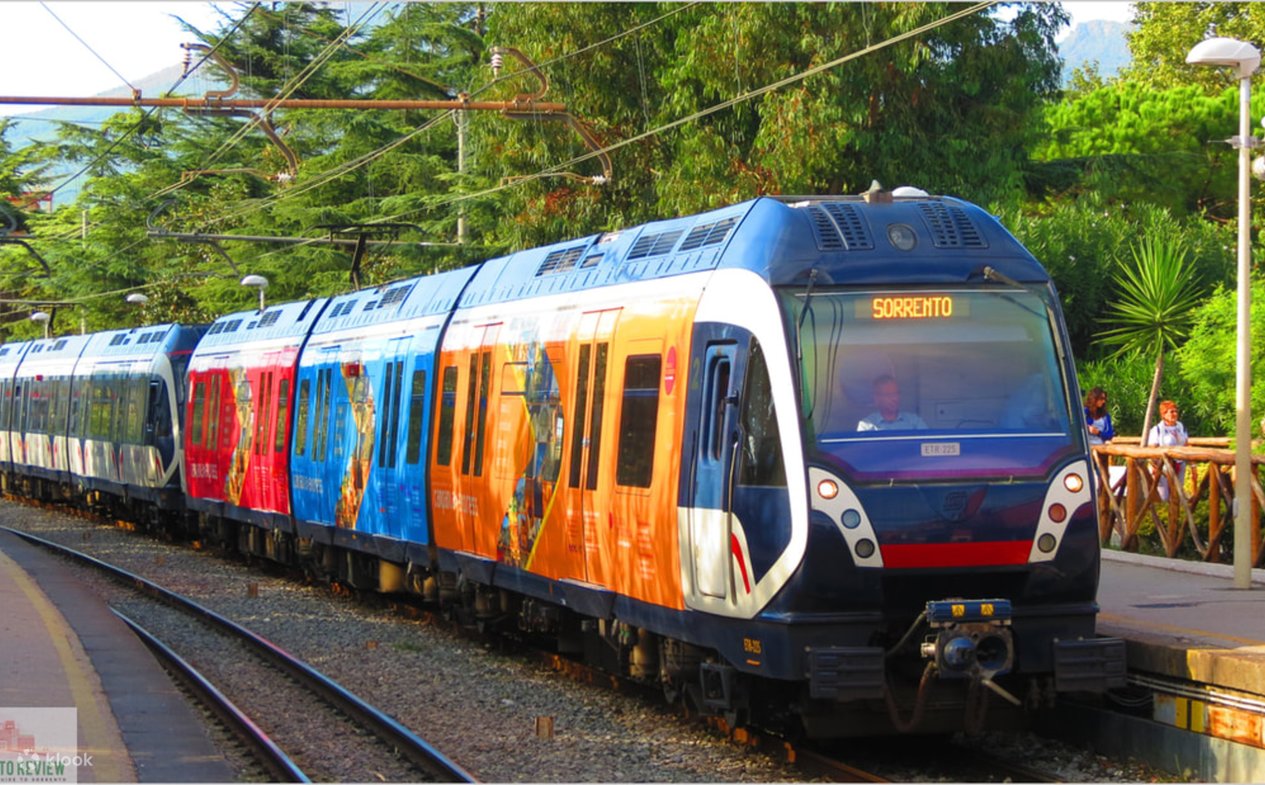 Sorrento - Pompei Scavi shared train transfer by Campania Express ...