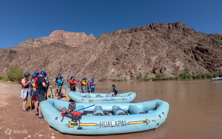 Whitewater rafting with helicopter transfer at Grand Canyon West - Klook