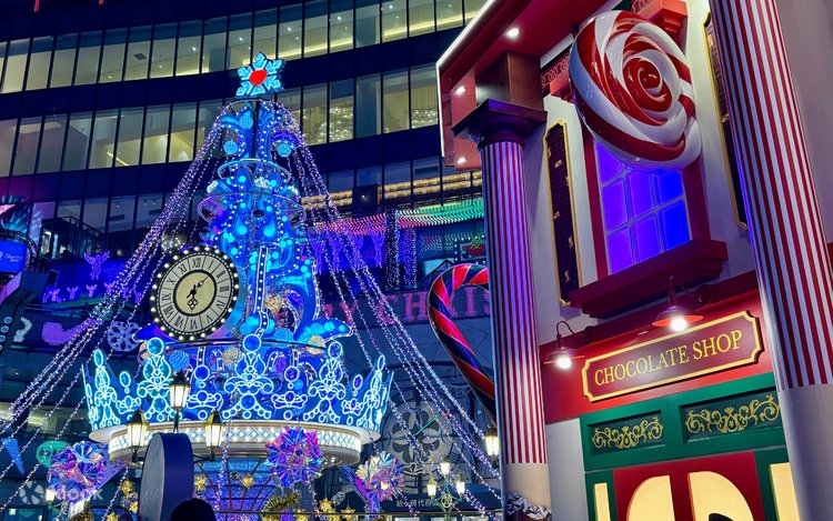 Taipei 101 & Weihnachtsbaum in Xinyi & geführte Tour zu Fuß durch das Uni-President Department ...