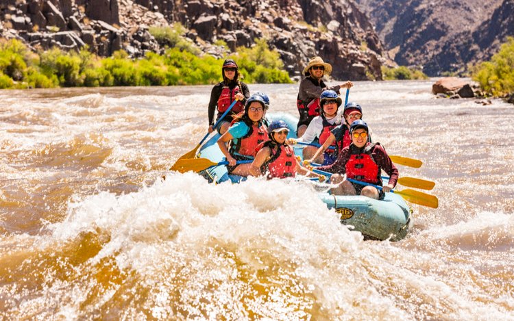 Whitewater rafting with helicopter transfer at Grand Canyon West - Klook