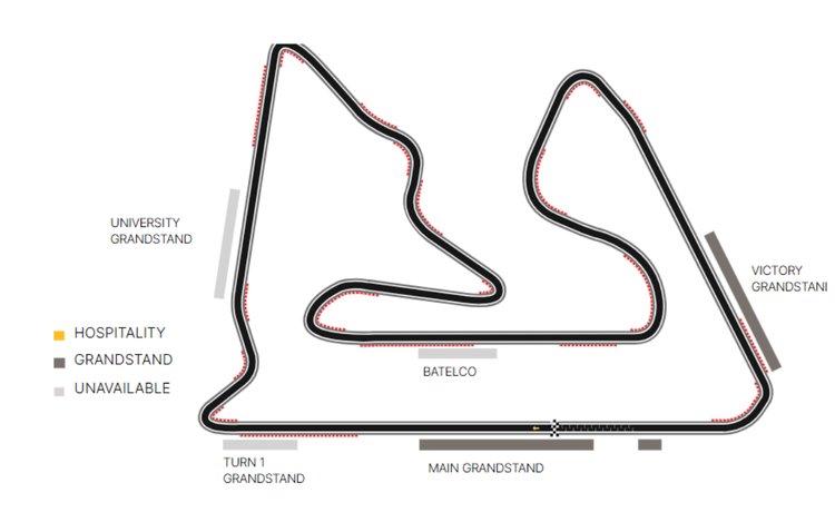 Vé Formula 1 Bahrain Grand Prix 2026 3 ngày với tùy chọn nâng cấp ...