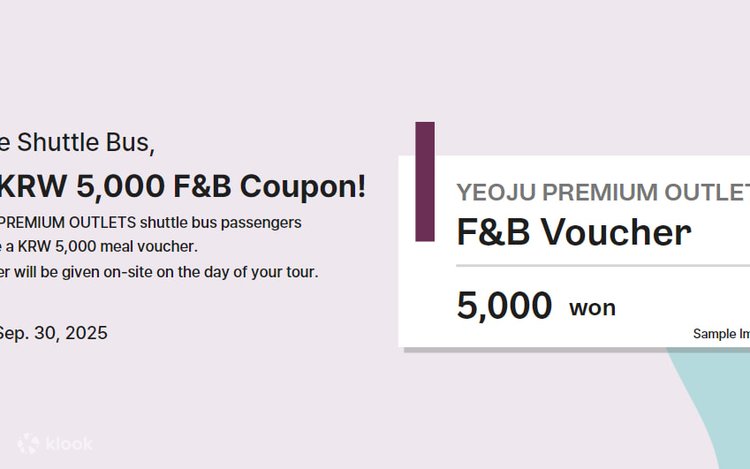 Yeoju Premium Outlets Shuttle Bus Transfer from Seoul - Klook United States
