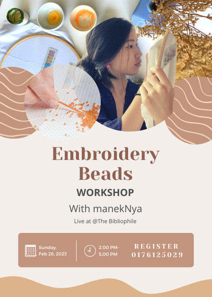 Beads embroidery workshop
