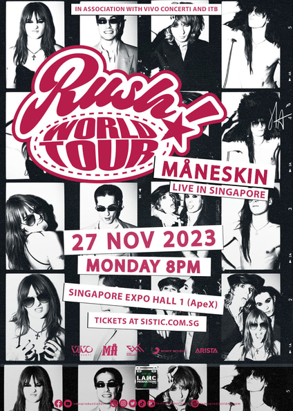 MANESKIN 新加坡演唱会 | Rush World Tour | 新加坡博览中心