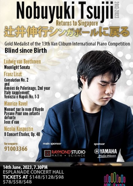 Nobuyuki Tsujii Returns to Singapore | Concert | Esplanade