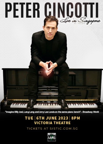 Peter Cincotti Live in Singapore |Concert |Victoria Theatre