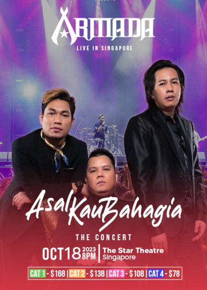 Armada Band Live in Singapore - Asal Kau Bahagia | Concert