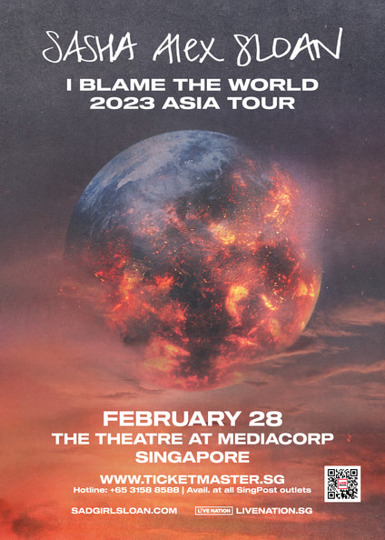 Sasha Alex Sloan: I Blame The World 2023 Asia Tour