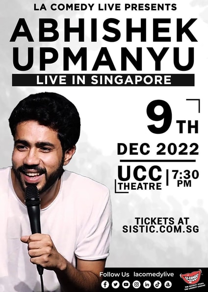 Abhishek Upmanyu Live in Singapore | Comedy Show