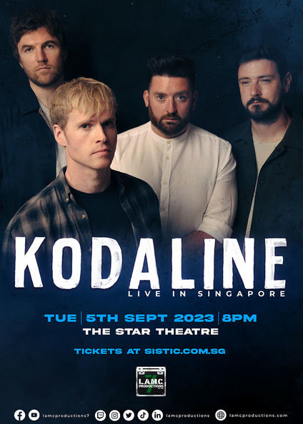 Kodaline Live in Singapore | Concert | The Star Theatre