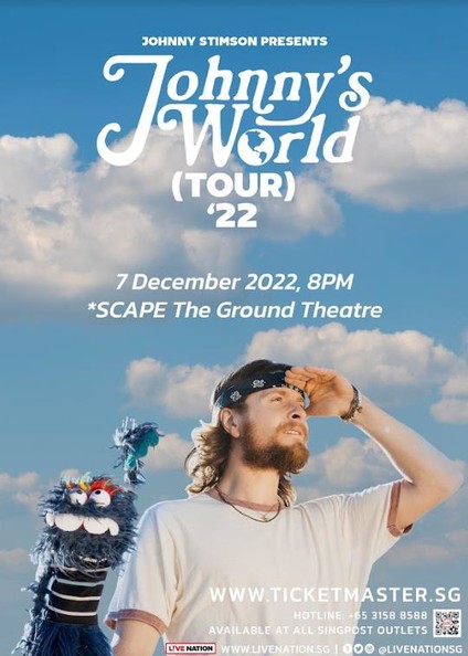 JOHNNY STIMSON: JOHNNY’S WORLD (TOUR) ‘22 IN SINGA