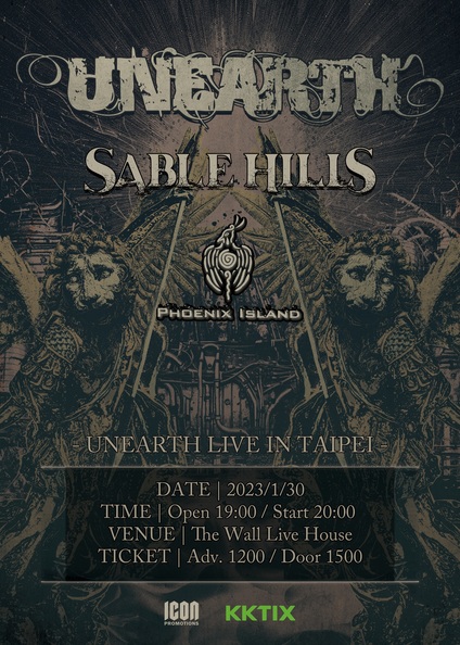 Unearth Live in Taipei｜The Wall Live House