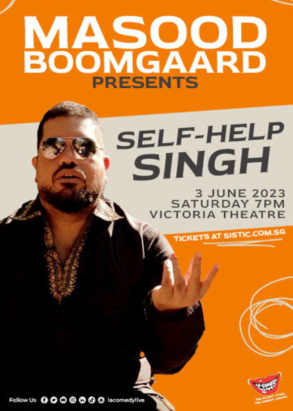 LA Comedy Live Presents Masood Boomgaard Self-Help Singh