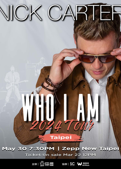 NICK CARTER演唱會2024台北站｜〈WHO AM I〉TOUR｜Zepp New Taipei