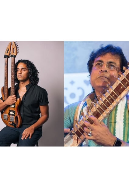 Meet the East and West: An eXchAnge between sitar & guitar