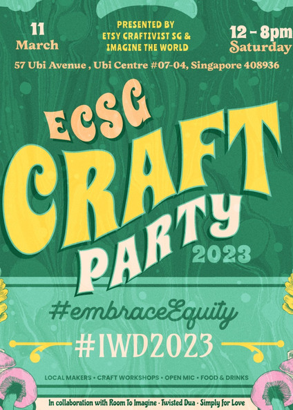 Etsy Craftivist SG Craft Party 2023