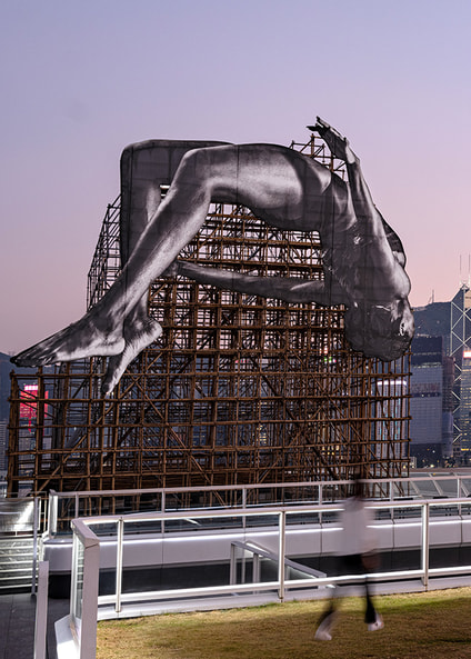 GIANTS: Rising Up｜JR Public Art Installation｜Harbour City