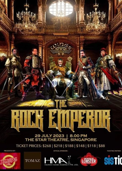 WINGS - THE ROCK EMPEROR | Concert | The Star Theatre