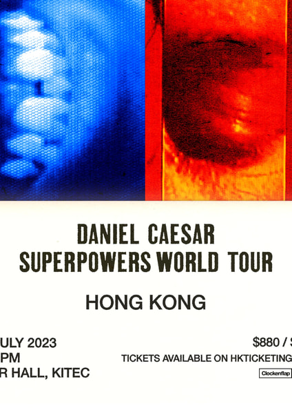 DANIEL CAESAR SUPERPOWERS WORLD TOUR in Hong Kong | Concert