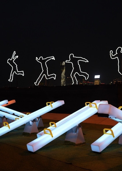 illuminate! Run Beyond｜Angelo Bonello Art Installation