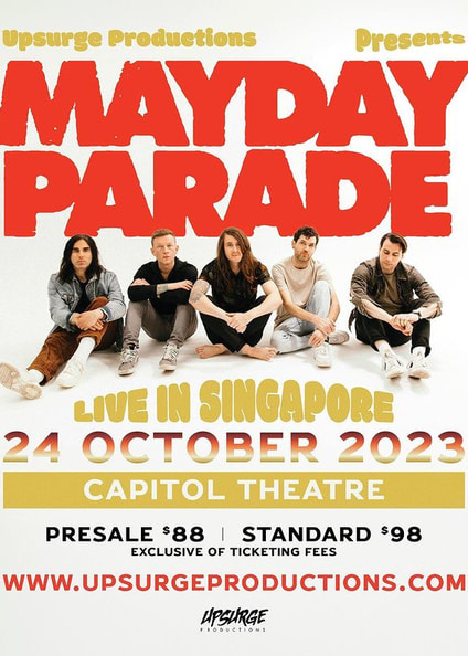 Mayday Parade Live in Singapore | Concert | Capitol Theatre
