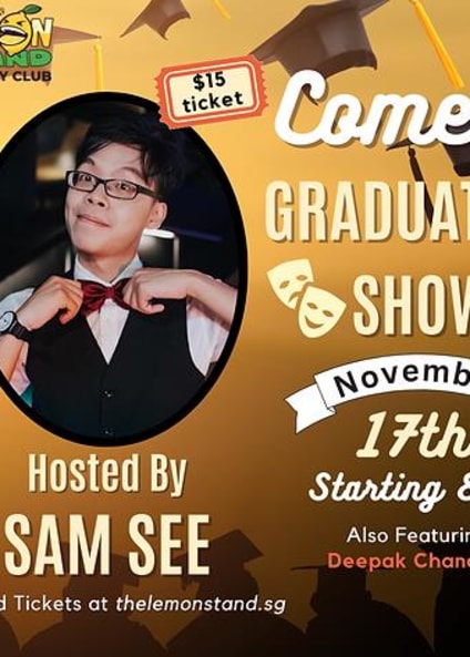 Stand Up Comedy Graduation Show Hosted By Sam See