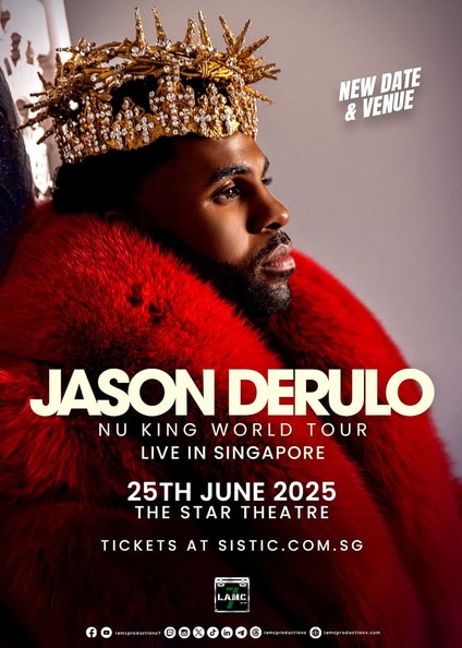 Jason Derulo Singapore Concert 2025 | The Star Theatre