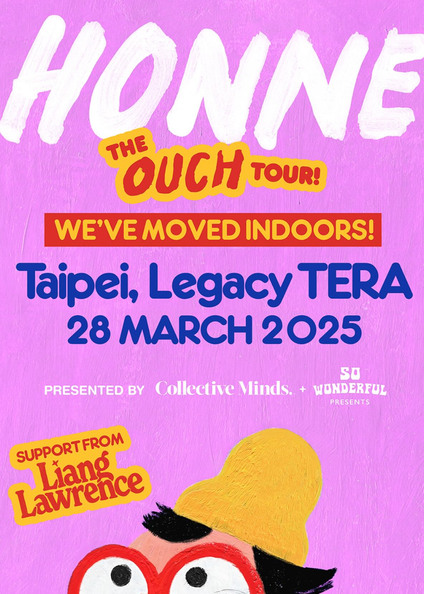 HONNE台北演唱會2025｜HONNE《The OUCH Tour》 - Taipei｜台北流行音樂中心 Legacy TERA