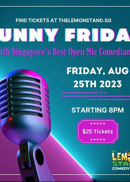 Funny Friday | 25th August 2023 at The Lemon Stand | Comedy