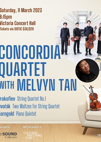 Concordia Quartet with Melvyn Tan | Victoria Concert Hall