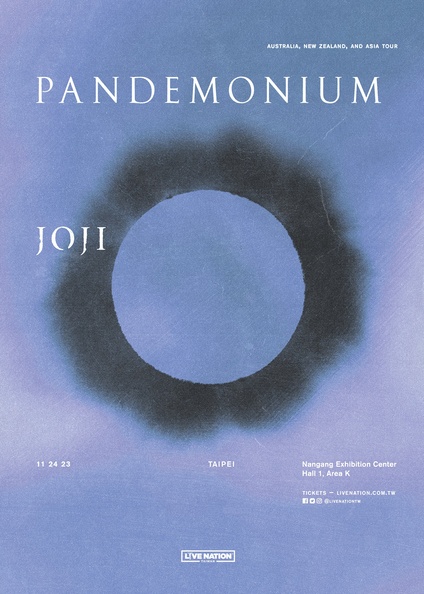 JOJI Concert in Taipei 2023｜PANDEMONIUM 2023 World Tour