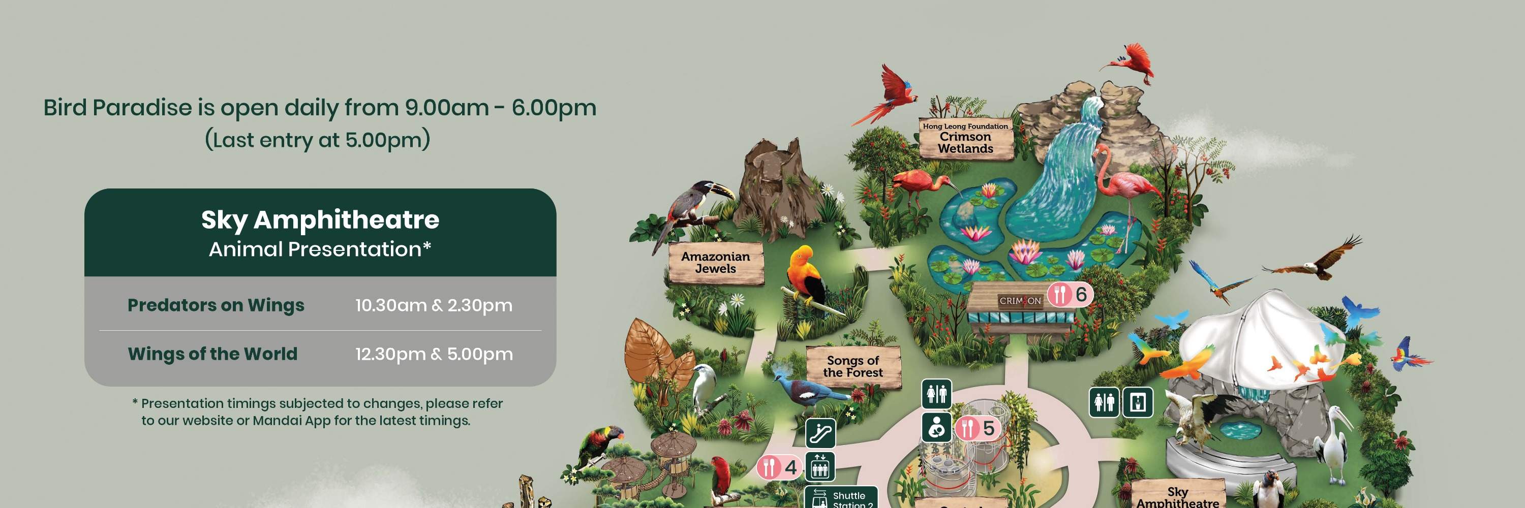 Bird Paradise Ticket | Mandai Wildlife Reserve, Singapore - Klook Singapore