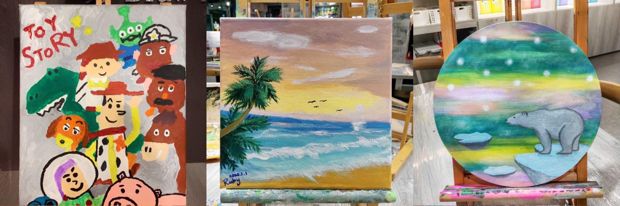 Taoyuan DreamWorks Draw it. Make it acrylic & flow animation & baking ...