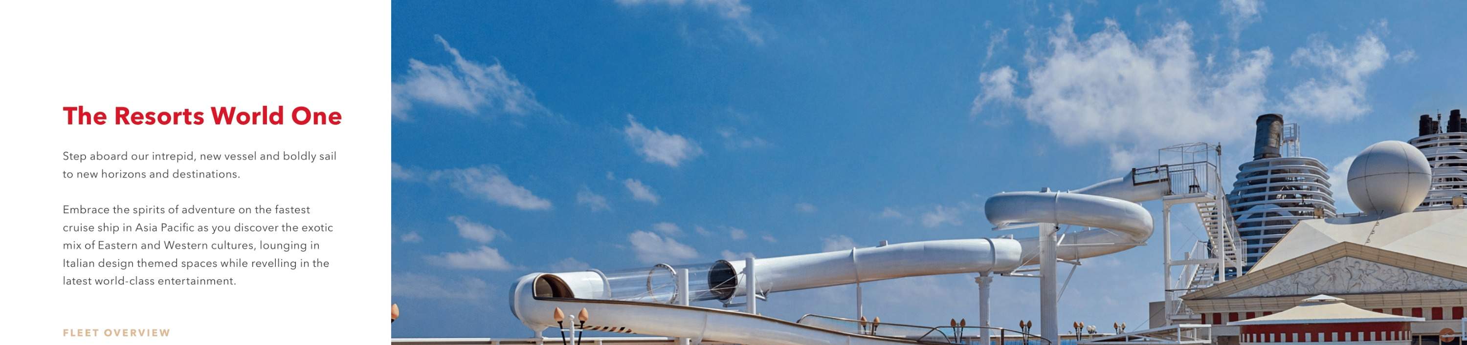 Resorts World One Hong Kong Taiwan by Resorts World Cruises - Klook ...