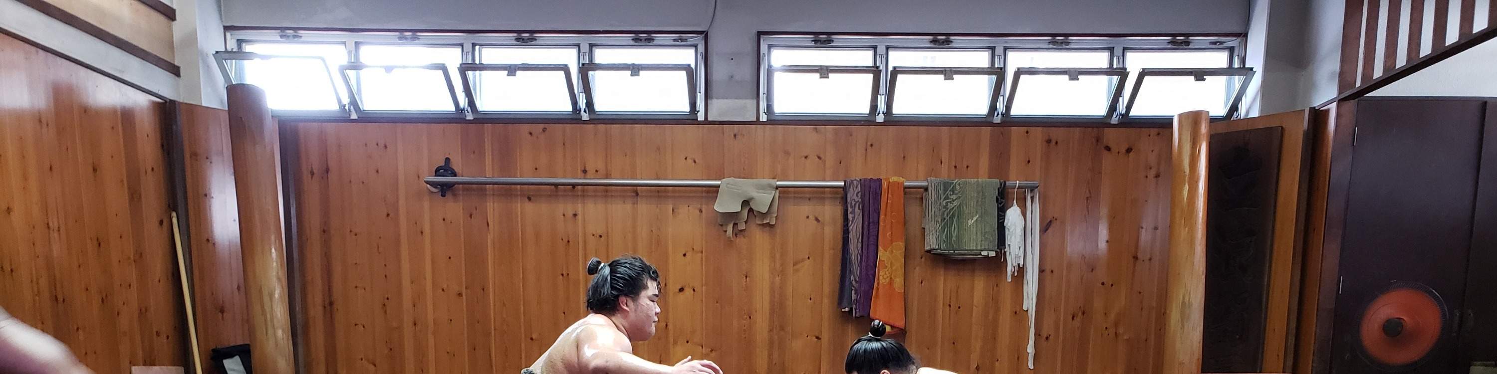 Early Morning Sumo Stable Practice Viewing Tour with Audio Guide ...