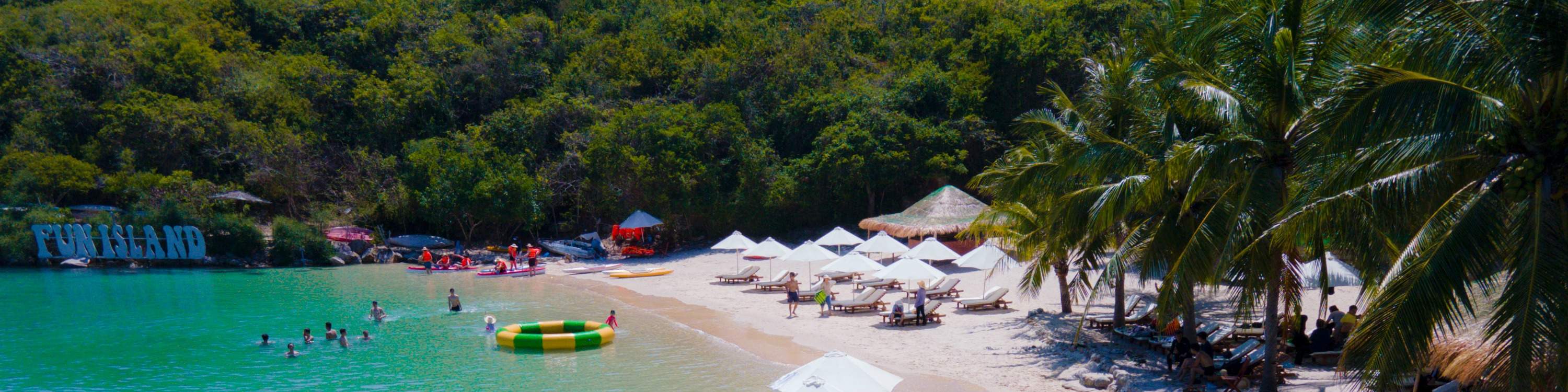 Kayaking and Snorkeling at Fun Island Nha Trang (Dam Bay Island ...