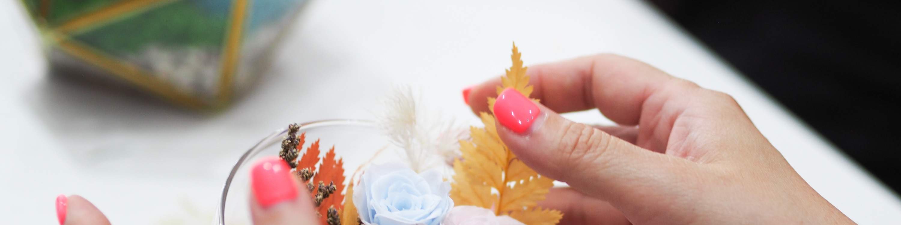 Preserved Flower Dome Workshop in Singapore by J2 Terrarium - Klook