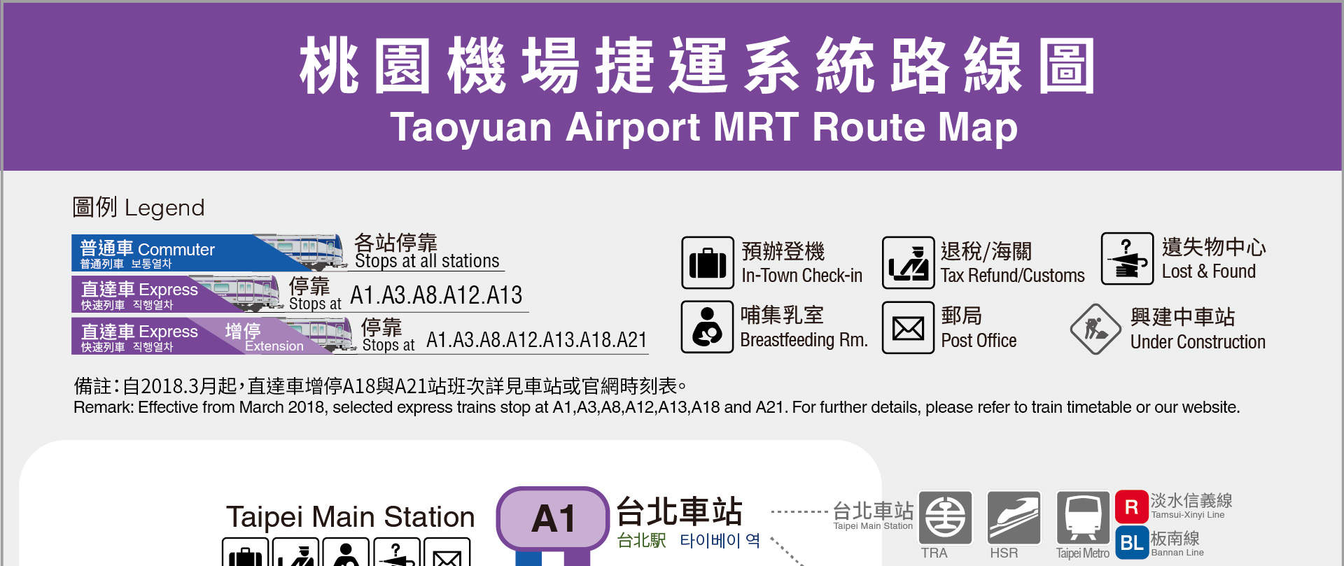 Taoyuan Airport MRT Ticket & Shopping Coupon for non-Taiwanese - Klook