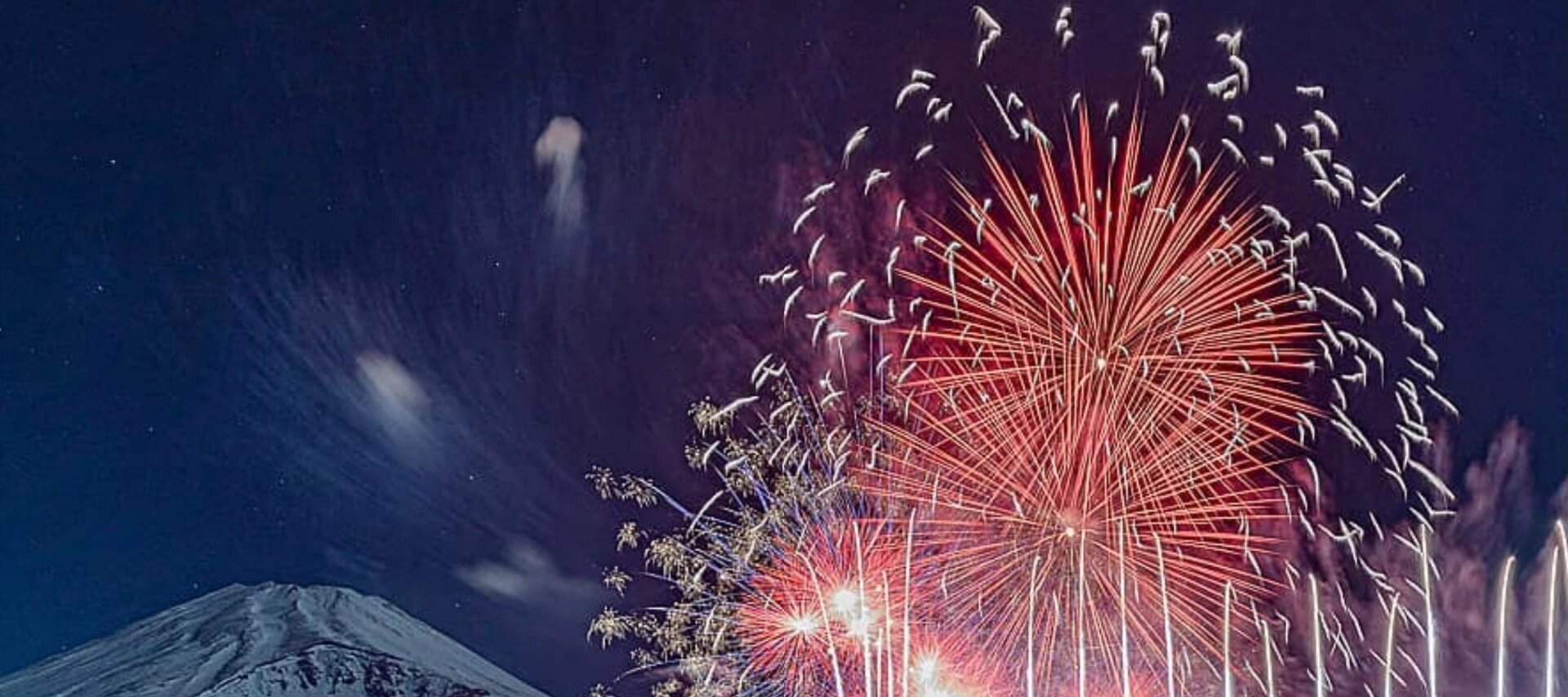 Mount Fuji Lake Kawaguchi Winter Fireworks Festival One-Day Tour ...