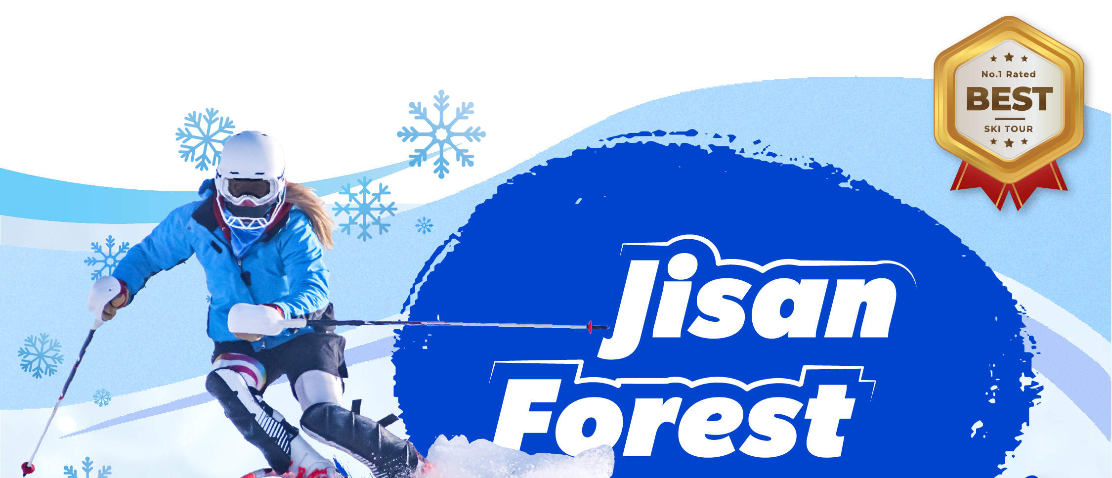 Jisan Forest Ski Resort Sightseeing Trip and Winter Sports Experience ...