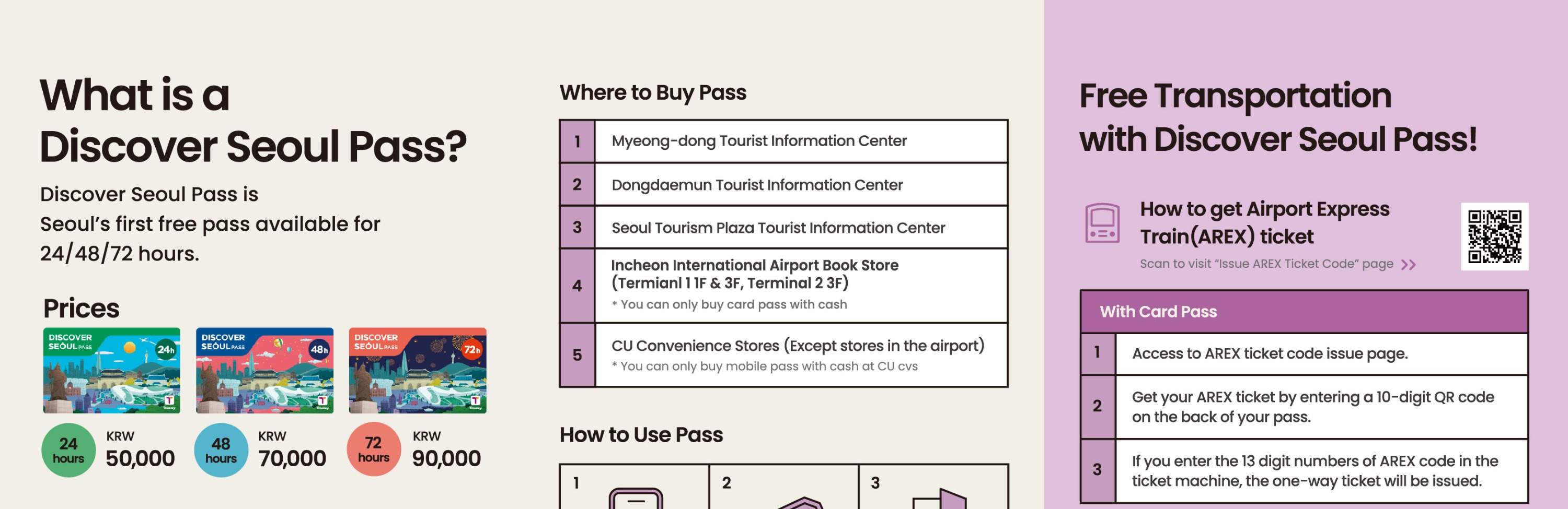 Buy Discover Seoul Pass Online 24, 48 or 72 Hours - Klook