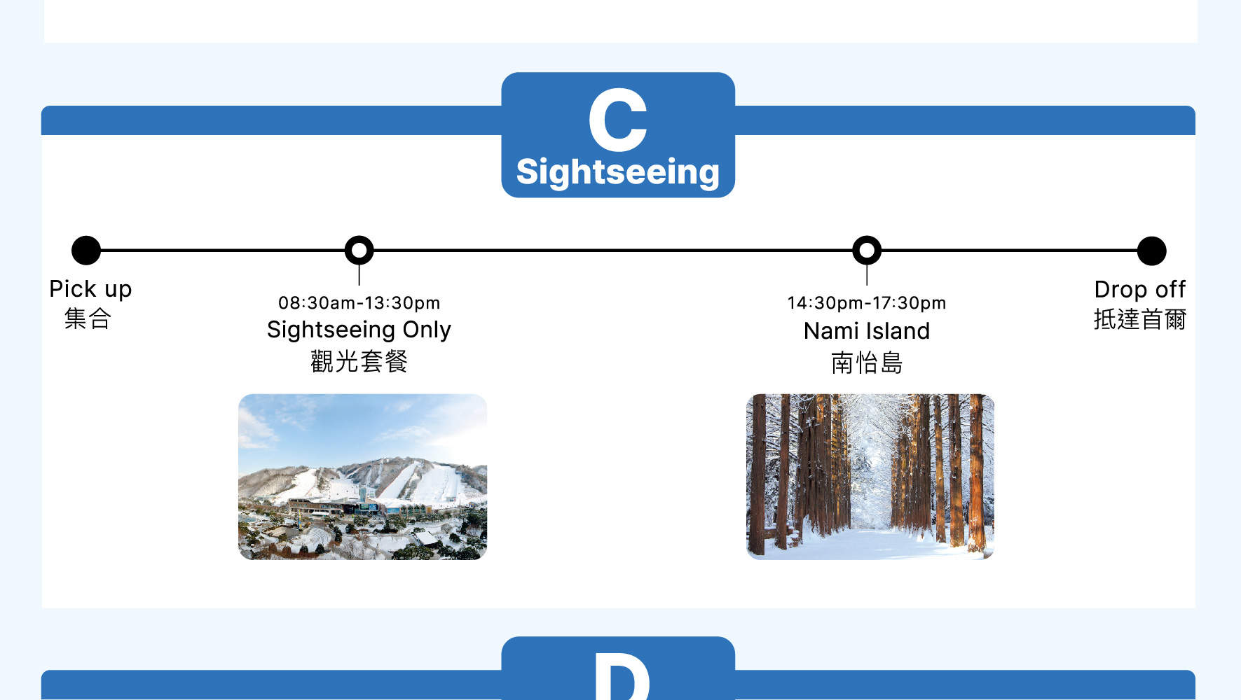 Nami Island and Vivaldi Park Ski World Tour from Seoul - Klook Singapore